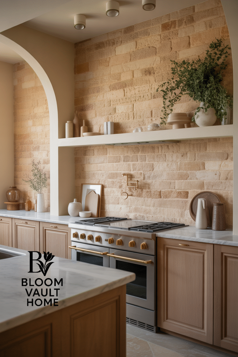 20 Stone Wall Kitchen Ideas | Stylish Rustic & Modern Designs